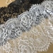 French Chantilly Lace Graceful Rose Flower Lace Delicate Scallops ...