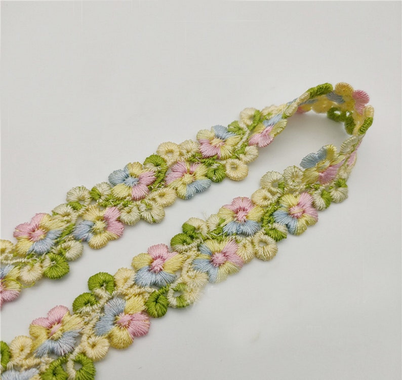 Exquisite Flowers Trim Venice Floral Trimming Colorful - Etsy