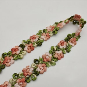 Exquisite Flowers Trim, Venice Floral Trimming, Colorful Venise Lace ...