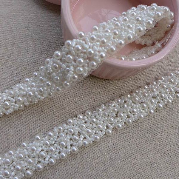 Beaded Bridal Sash - Etsy