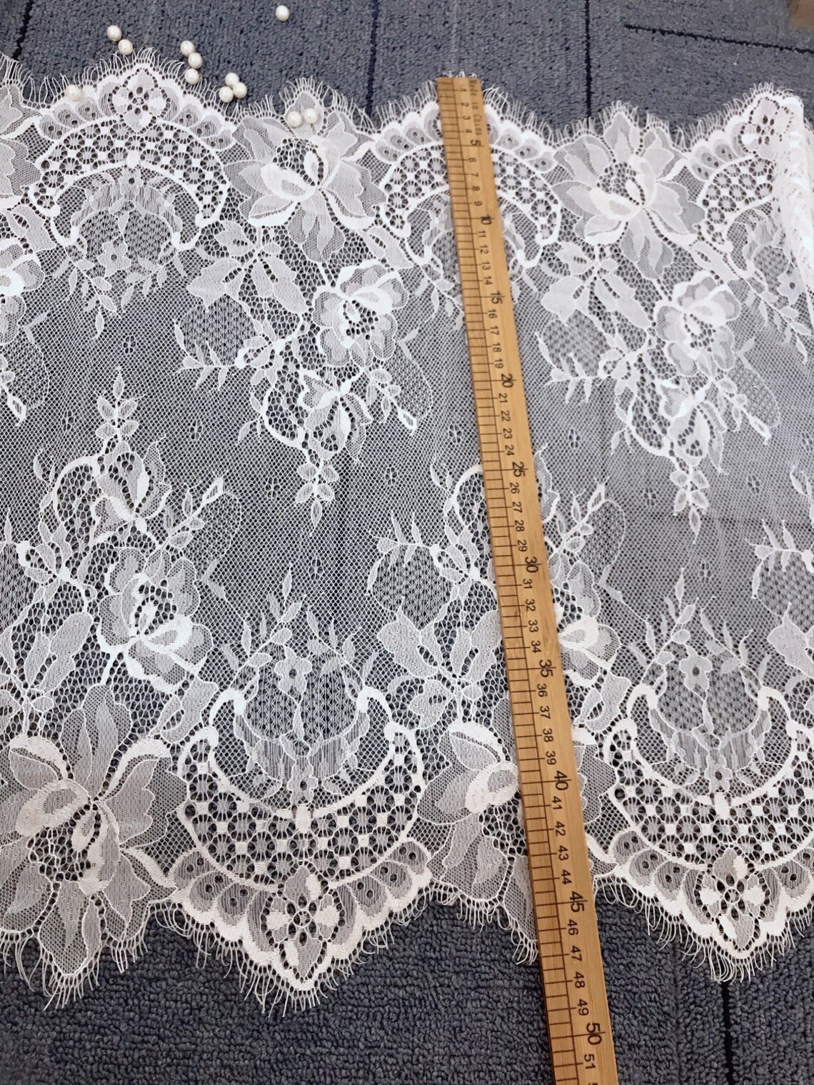 Soft French Scallop Lace Trim for Bridal Cap Mantilla Veil - Etsy