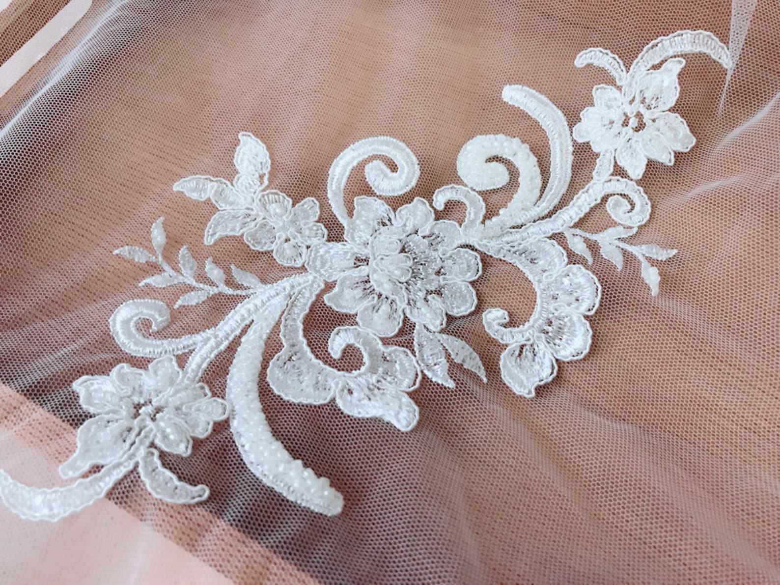 Gorgeous Embroidered Lace Ivory Heavy Beaded Wedding Lace - Etsy
