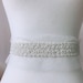 Wide Beaded Trim Ivory Wedding Sash Trim for Bridesmaid Sash - Etsy