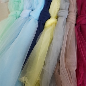 Soft Tulle Fabric Illusion Nylon Tulle Lace for Veils, Birdcage Veils ...