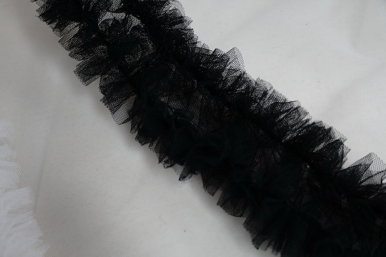 3.5 Wide Pleated Mesh Trim Soft Ruffled Trim for - Etsy