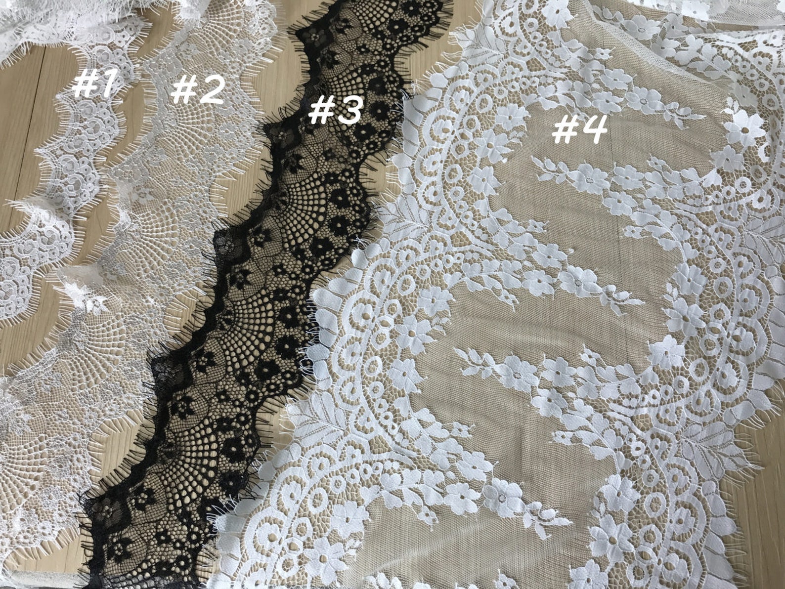 Chantilly Lace Trim Wedding Gown Trim Lace Bridal Veils - Etsy