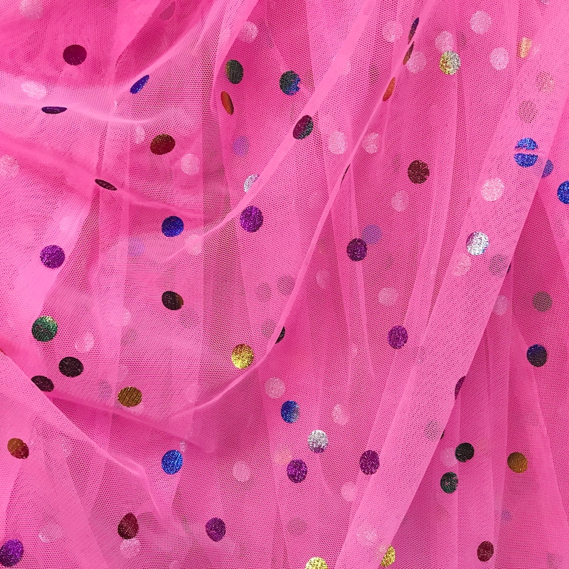 Hot Pink Prom Fabrics - Etsy UK