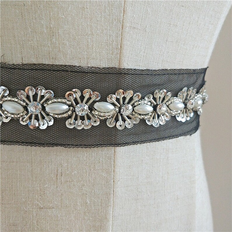 Beaded Trims Lace Beaded Trimming for Bridal Bridesmaid Gown | Etsy