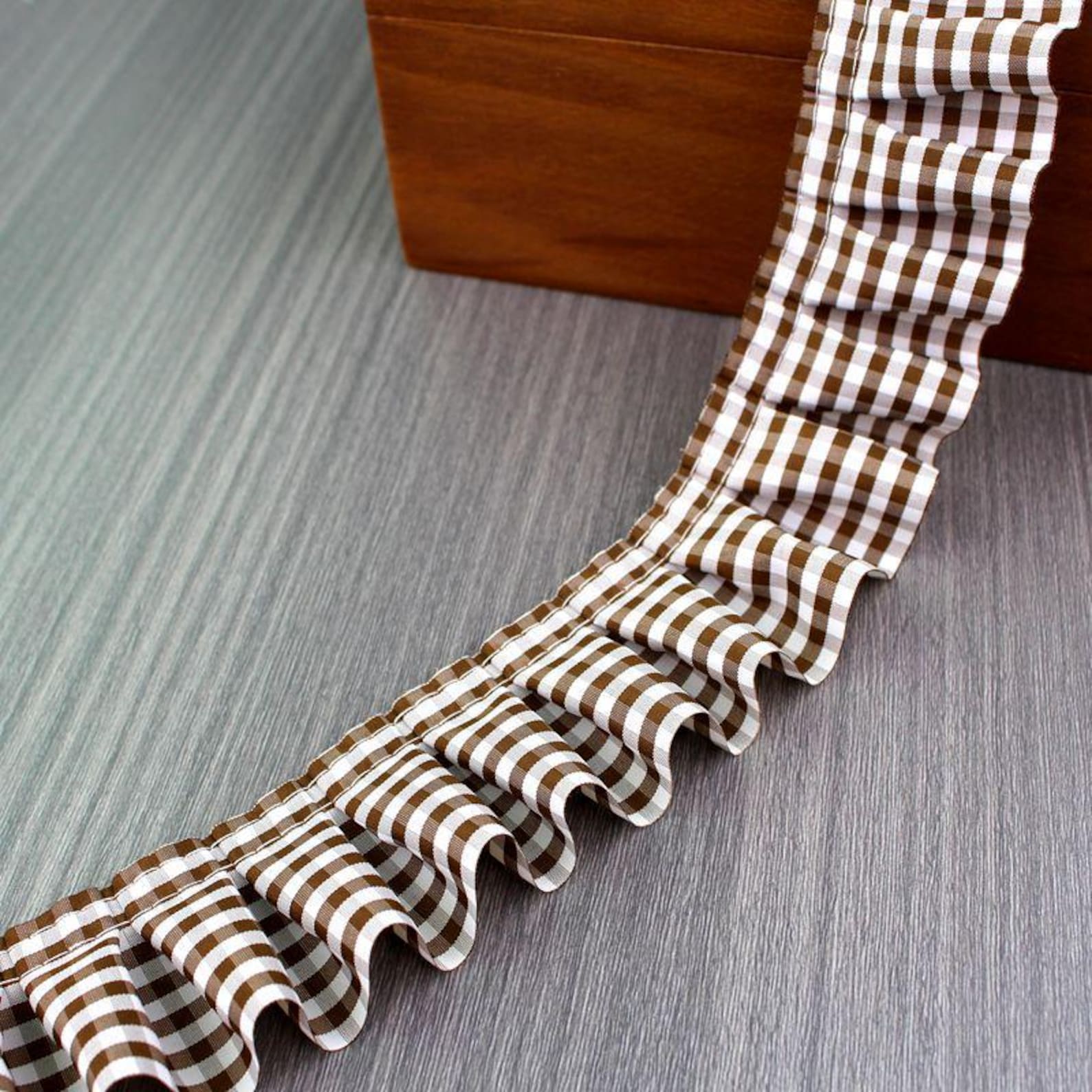 1.97" Width Pleated Lace Accessories, Cute Pleated Ruffled Lace Trim ...