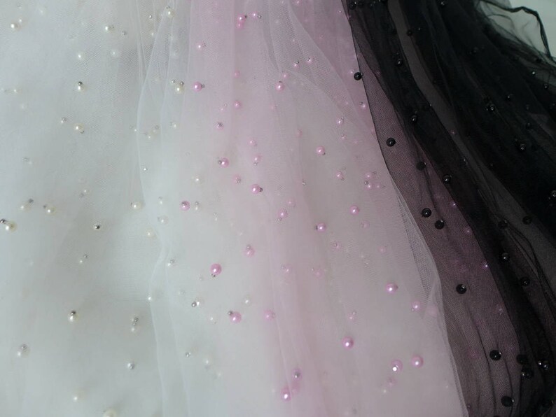 Unique Beading Lace Fabric Soft Tulle Dress Lace Fabric | Etsy