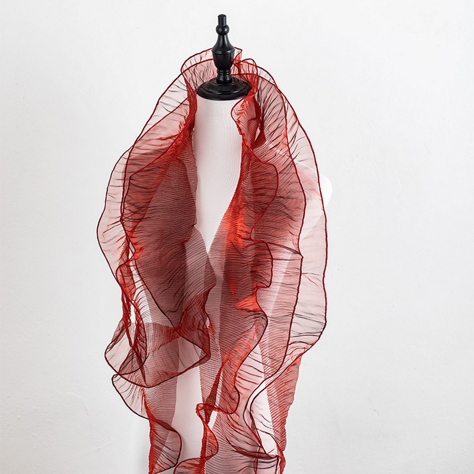 6 Colors Pleated Organza Lace Ruffled Trimming Folding - Etsy