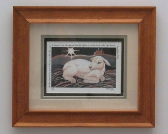 August Friedrich Schenck Anguish 1880 Sheep Lamb Death - Etsy