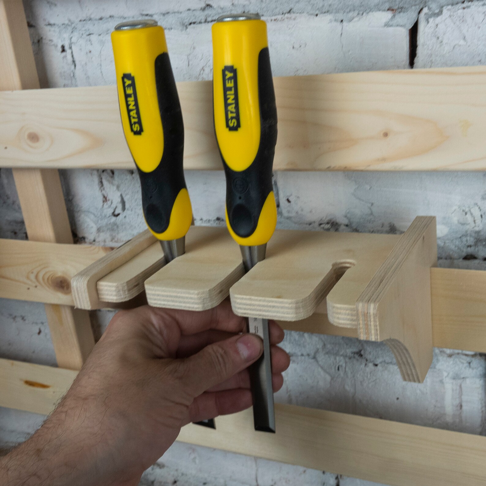 French Cleat Chisel Rack. /tool Storage Wall French Cleat | Etsy