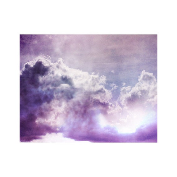 Purple Abstract Art Large Wall Art Cloud Photography Prints | Etsy