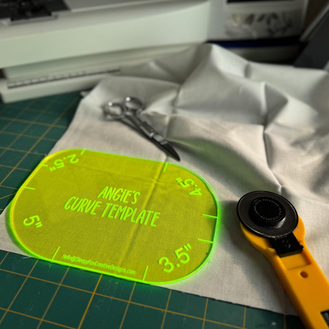 PERSONALIZED 4 in 1 Acrylic Curve Template / Circle Template - Etsy