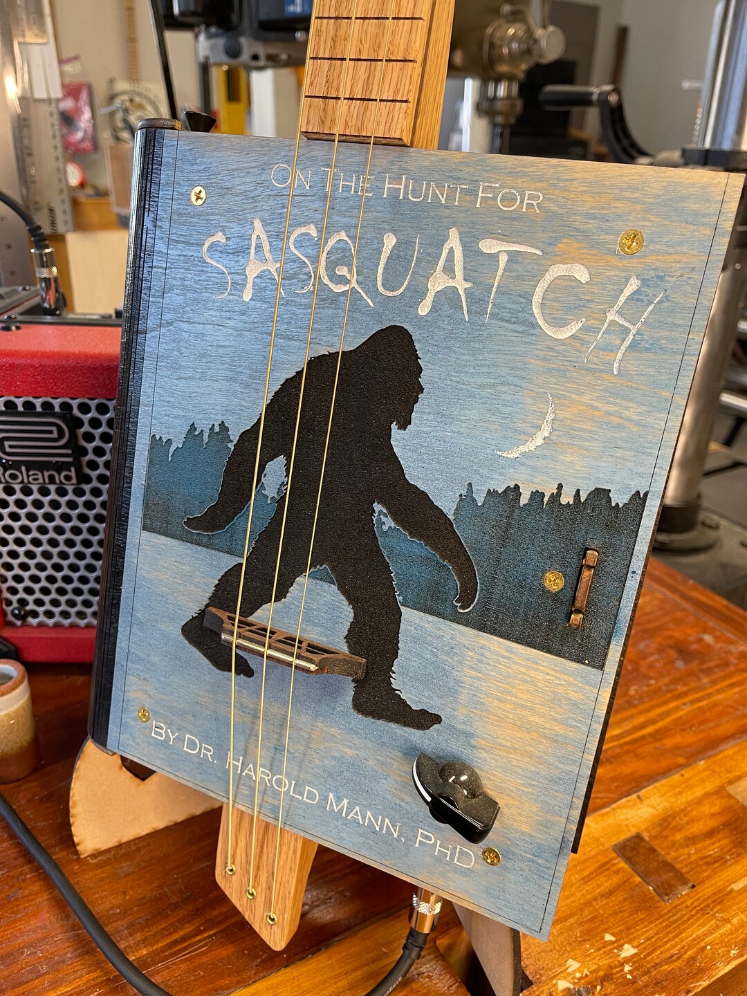 Sleepy Fox Banjo Works "sasquatch" Book Style, Fretless, 3-string ...