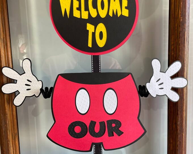 Mickey Mouse Classroom Sign Personalized Door Decoration Teacher ...