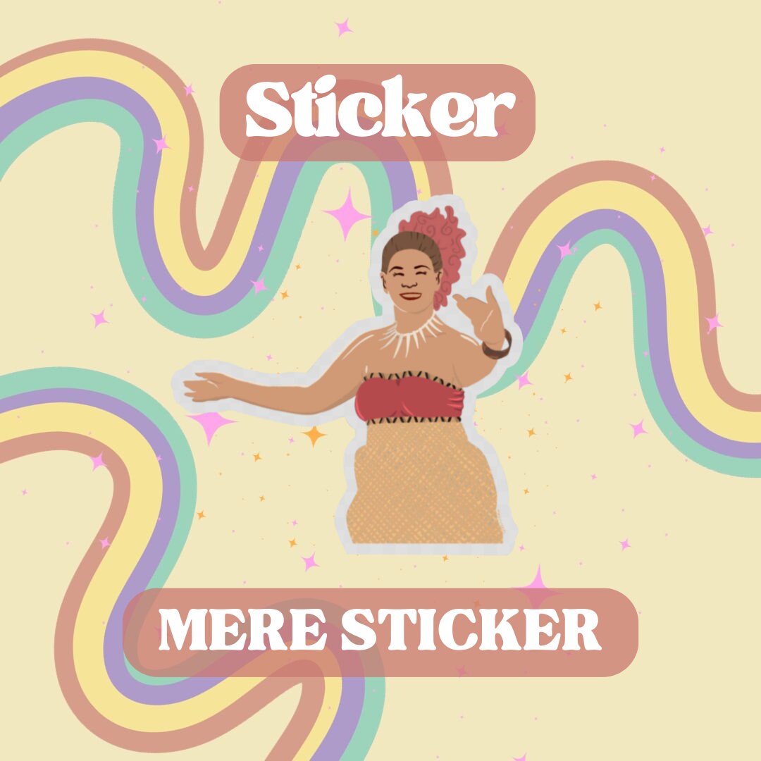 Samoan Mama Siva- STICKER - Etsy