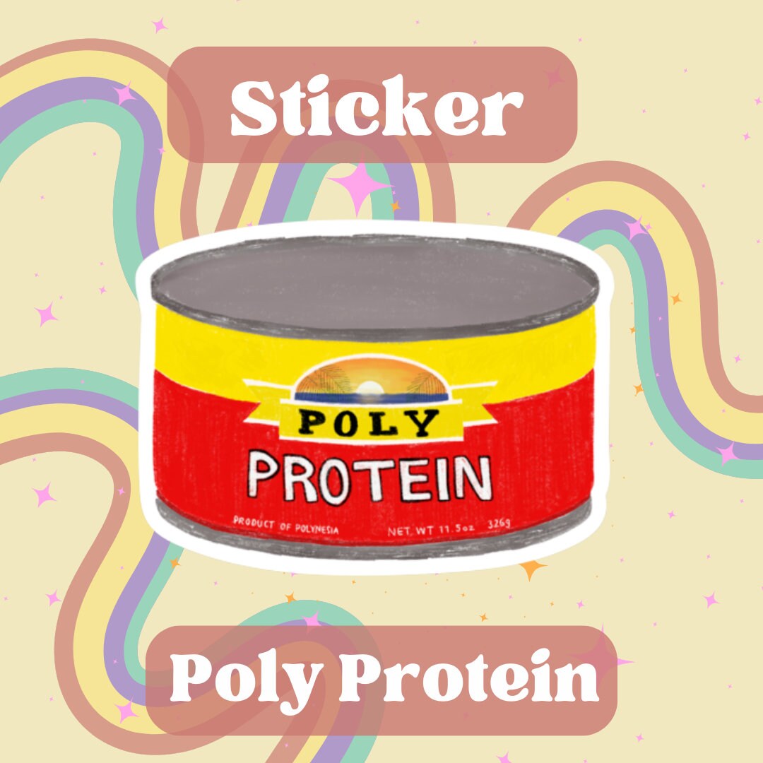 Polynesian Protein Corned Beef Sticker - Etsy Australia