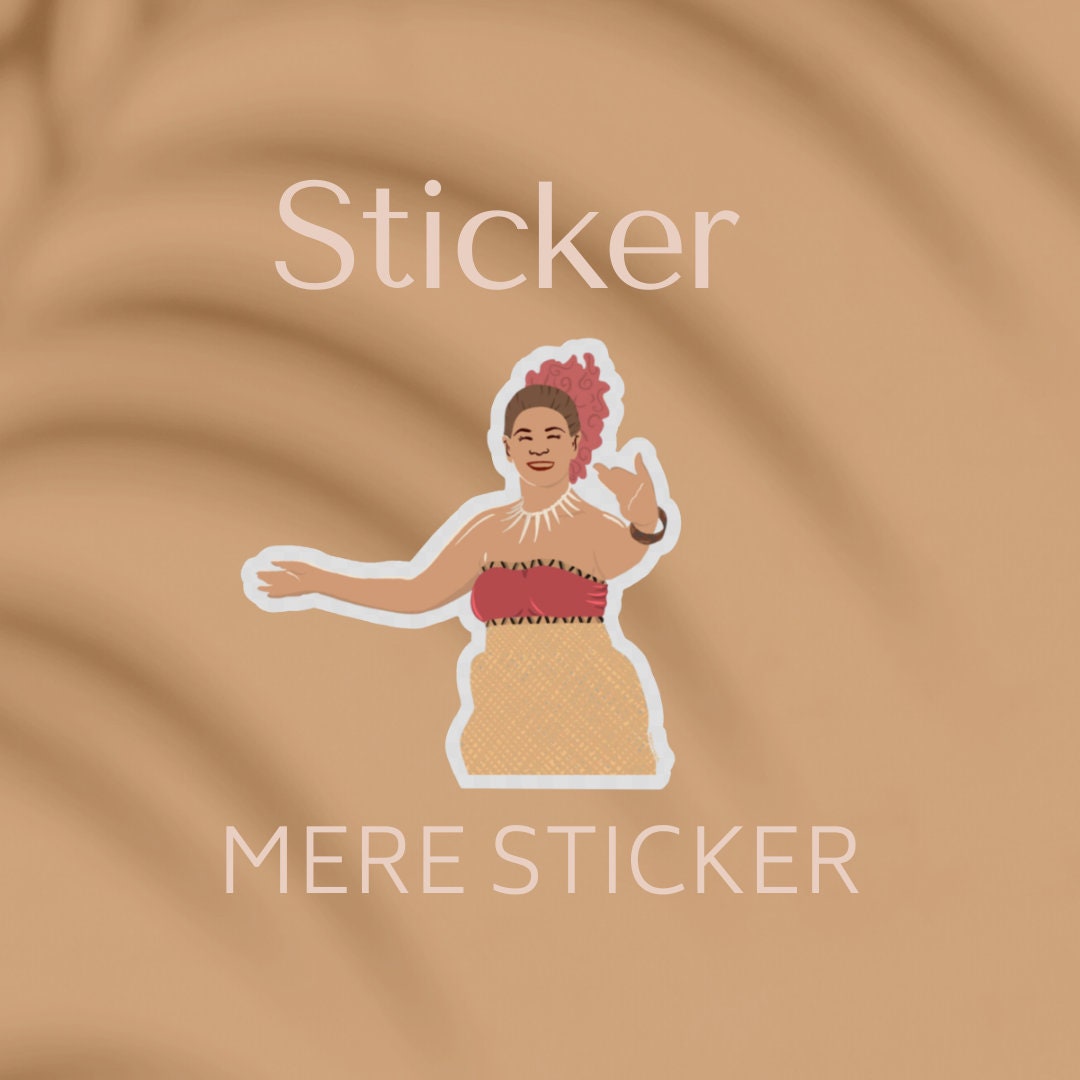 Samoan Mama Siva STICKER - Etsy