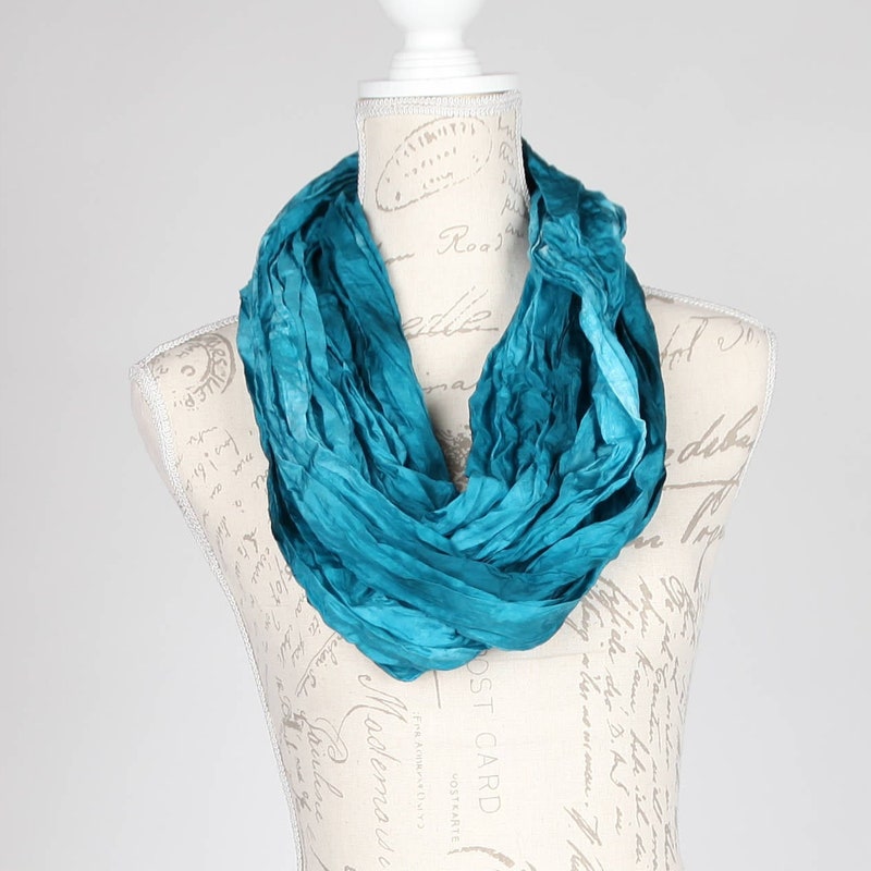 Turquoise Scarves - Etsy