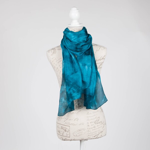 Teal Silk - Etsy