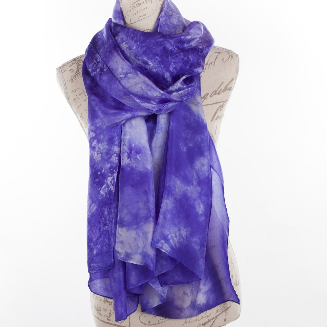Violet Silk Scarf / Mauve Silk Shawl / Large Purple Silk - Etsy