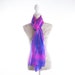 Bright Pink and Blue Silk Scarf /magnificent Shocking Pink and Blue ...