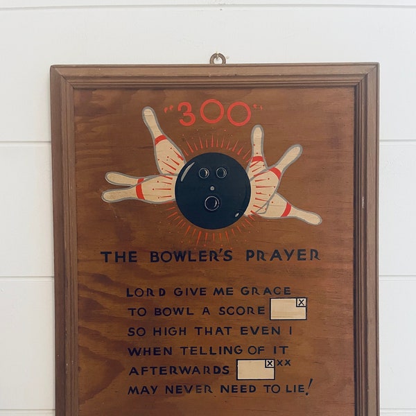 Bowlers Prayer - Etsy Canada