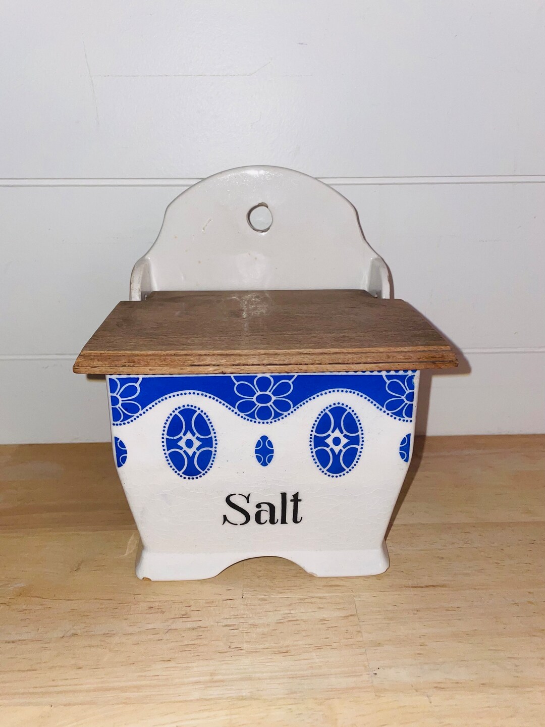 Antique Salt Box GMT Germany Ceramic - Etsy