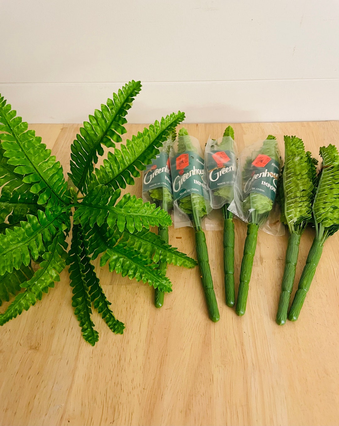 Lot of 6 Silk Ferns 10 Artificial Plant - Etsy