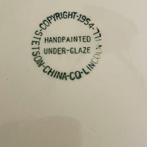 1954 Stetson Arrowhead Plates Bowl Atomic Era Southwestern - Etsy