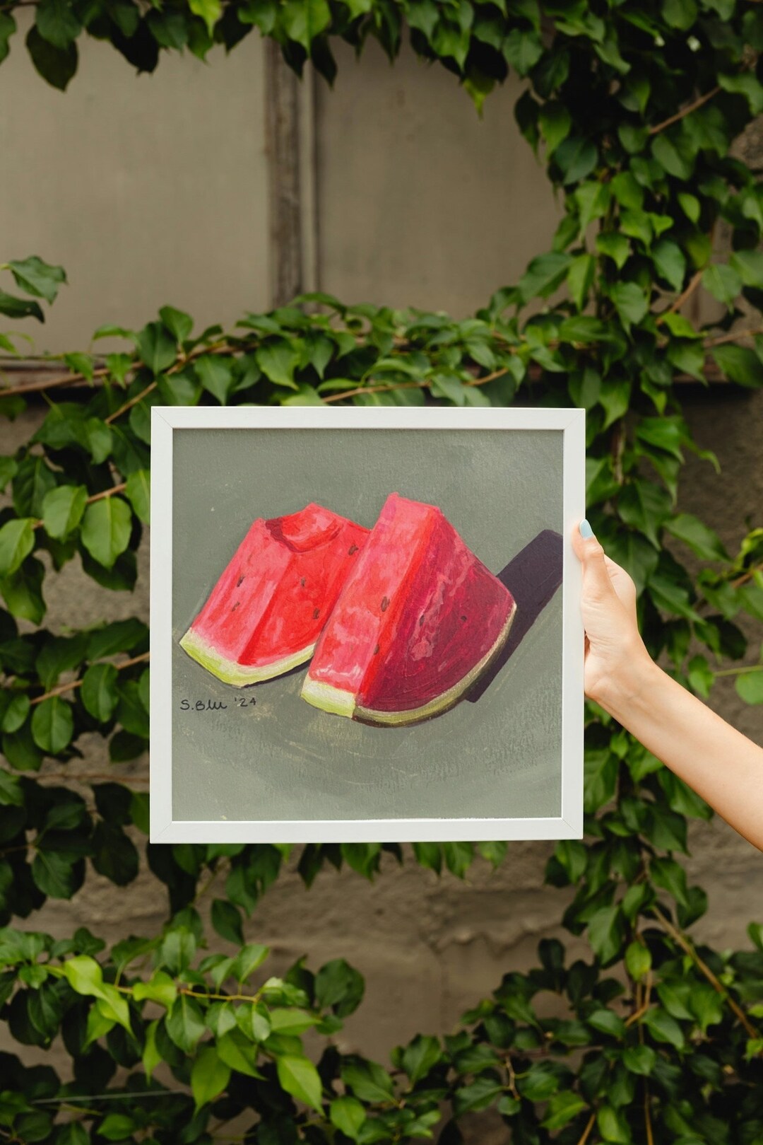 Watermelon Slices - Originial Painting | Acrylic Painting | Art ...