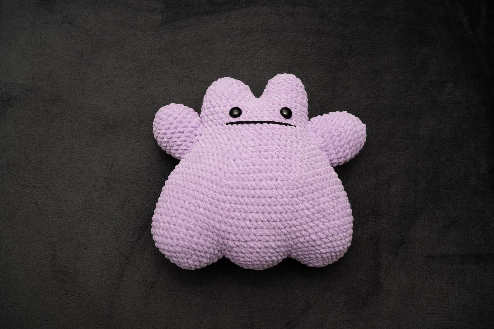 Large Ditto Weighted Crochet Plushie | Pokemon Plushie | Amigurimi ...