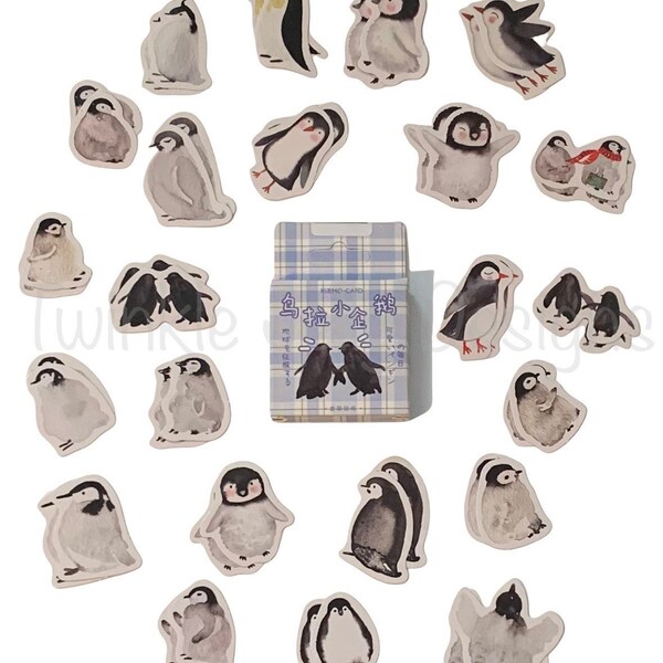 Penguin Paper - Etsy