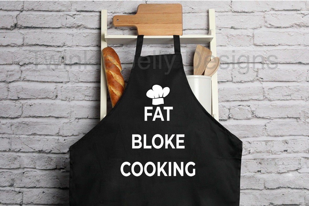 Fat Bloke Cooking - Apron - Kitchen - Cooking - Novelty Item - Father's ...