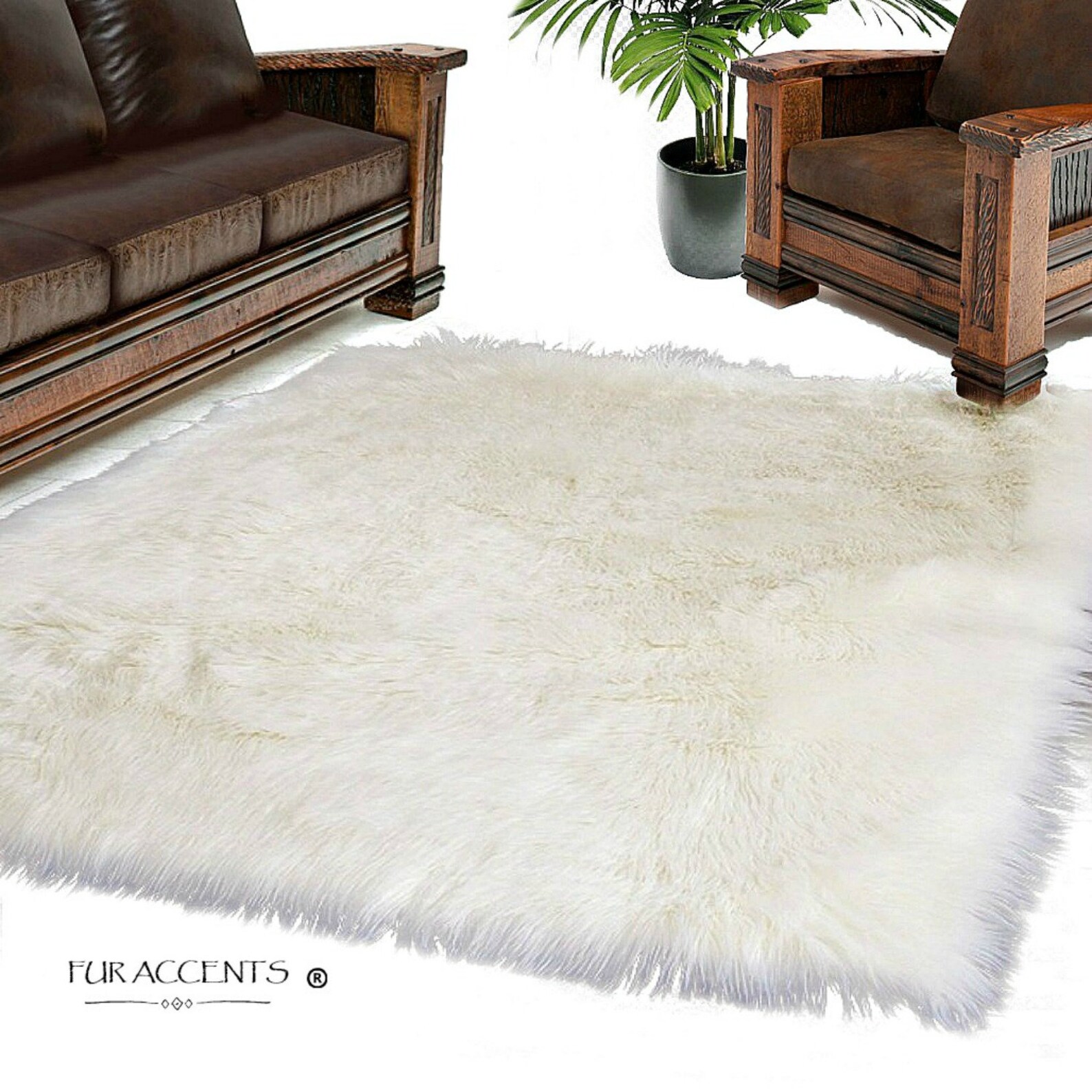 Shaggy Faux Fur Area Throw Rug Fake Sheepskin Shag Pelt - Etsy