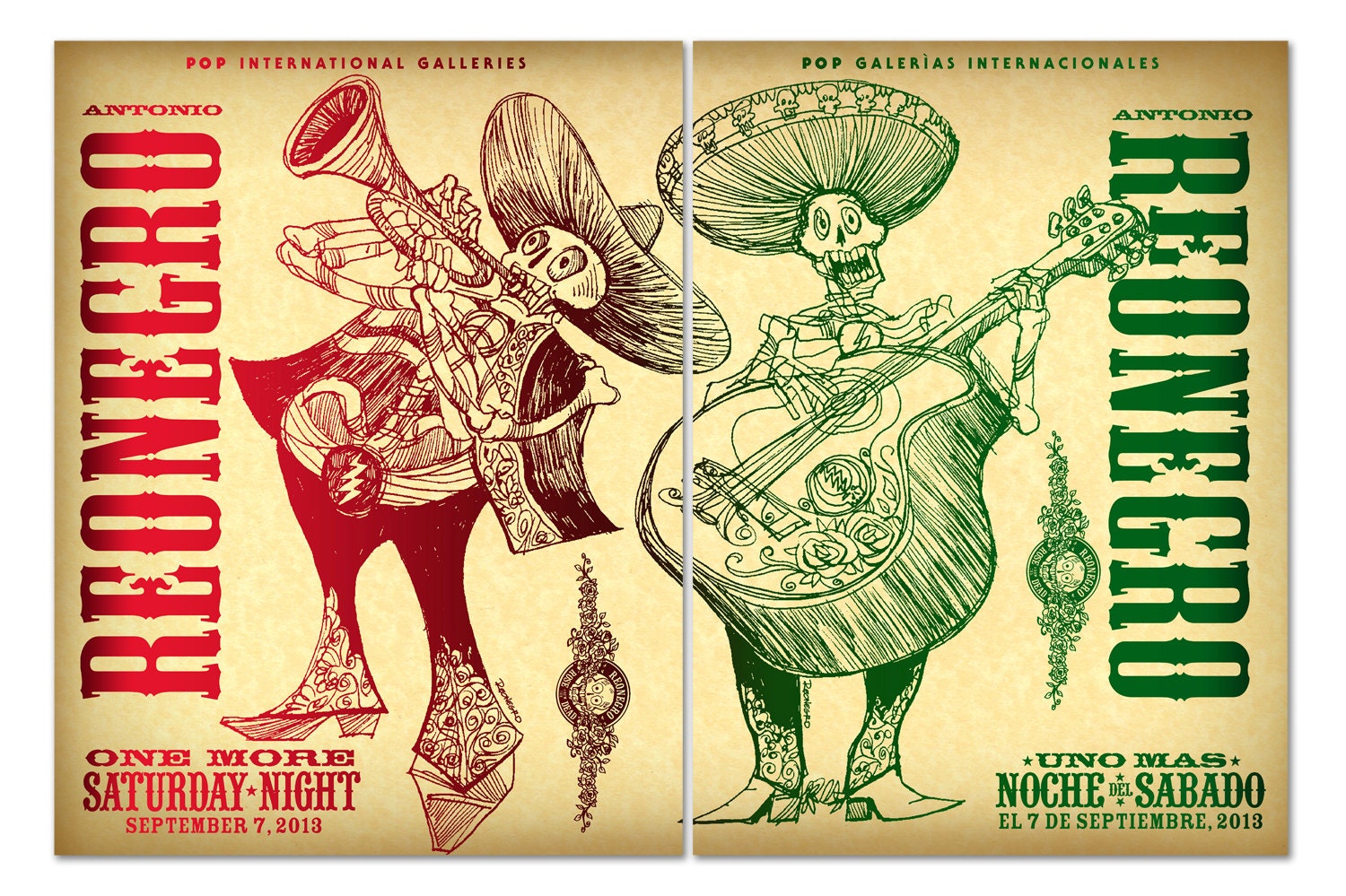 MARIACHI BAND Reonegro Gallery Show Poster - Etsy