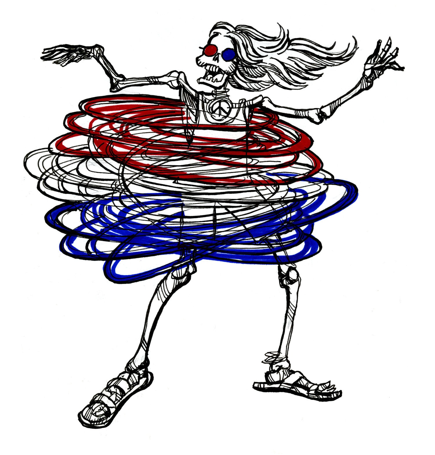 Hula Hoop LARGE Poster Size 17x22 - Etsy