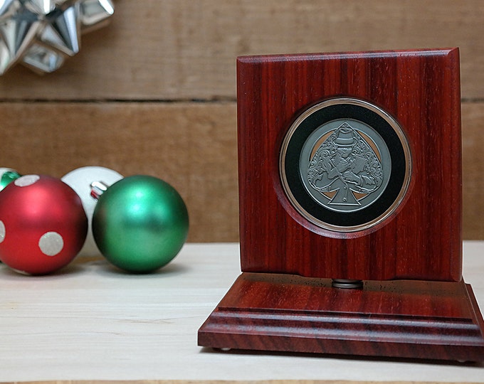 Military Challenge Coin Rotating Display Case, Commemorative Coin Gift ...