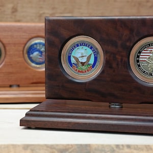 Police Coin Stand, Challenge Coin Display, Military Coin Stand ...