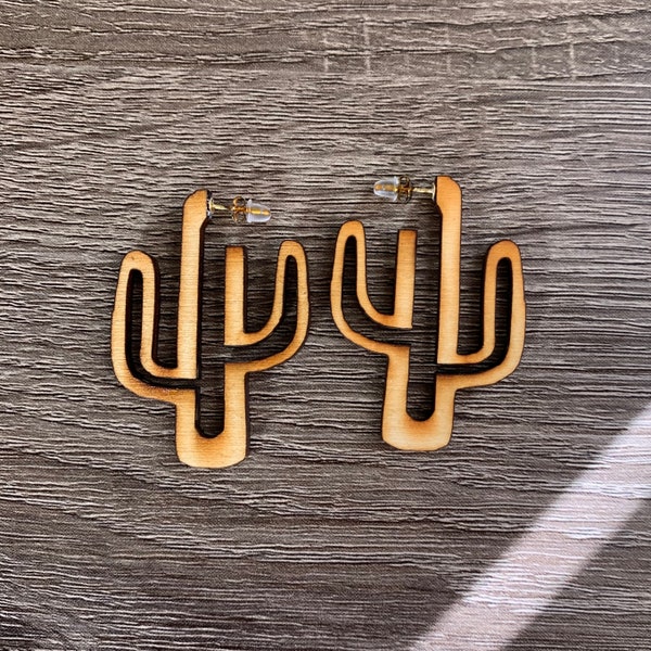 Wood Saguaro Etsy