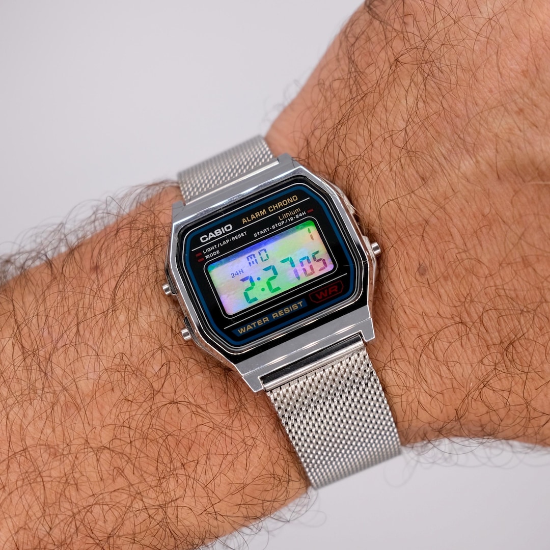 Modified Casio A158W Digital Watch: "spectraline" – Improved Backlight ...