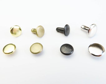 Antique Brass Rivets | Etsy