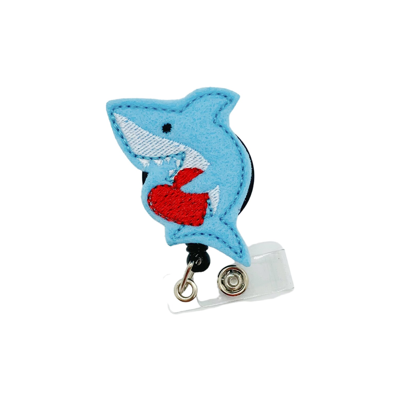 Shark Badge Reel Shark Badge Holder Shark Badge Clip Shark - Etsy