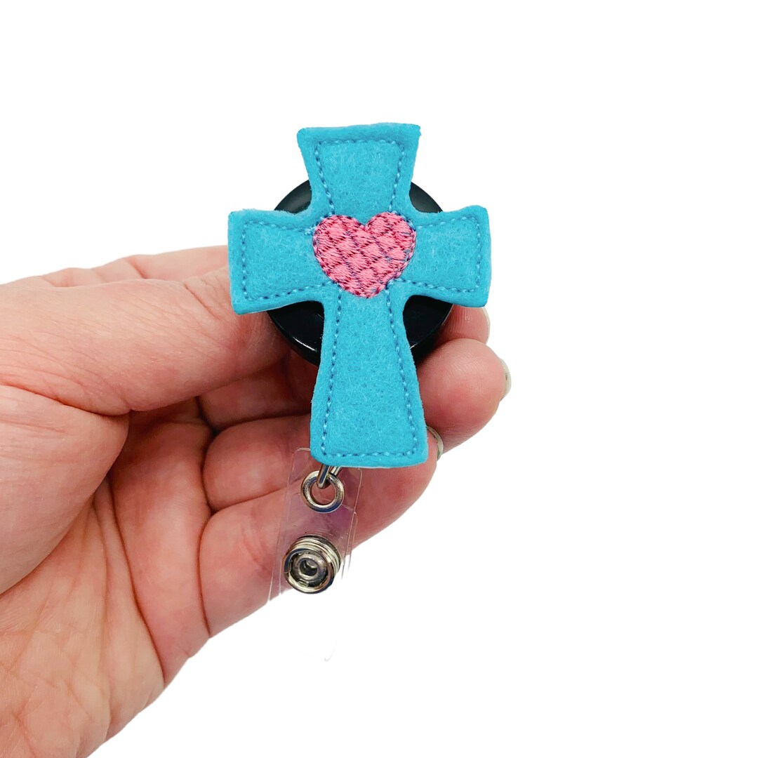 Easter Badge Reel, Heart Badge Reel, Religious Gift, Easter Gifts ...