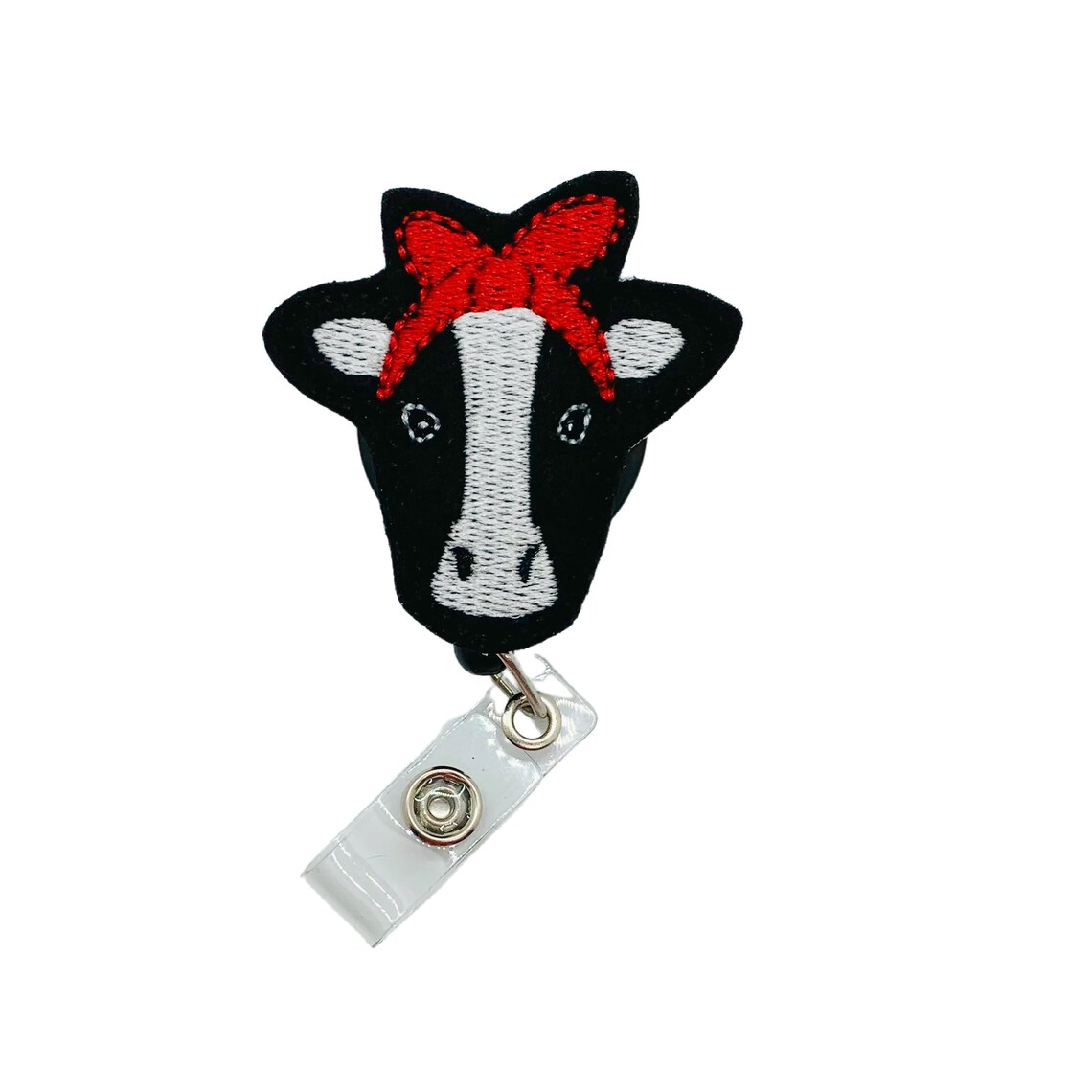 Cow Badge Reel Cow Badge Holder Cow ID Badge Cow Lanyard | Etsy