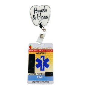 Tooth Badge Reel, Tooth Badge Holder, Tooth Badge Clip, Tooth ID Badge ...