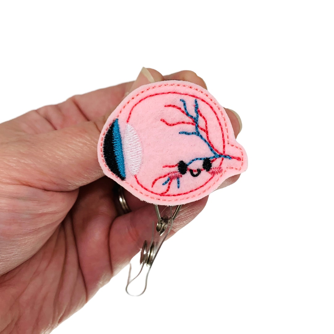 Eyeball Badge Reel, Optometrist Gift, Ophthalmology Gifts, Optometry ...