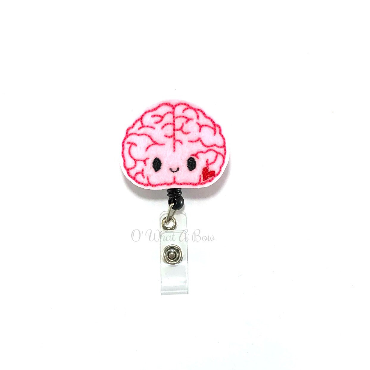 Brain Badge Reel Brain Badge Holder Brain Badge Clip Brain | Etsy